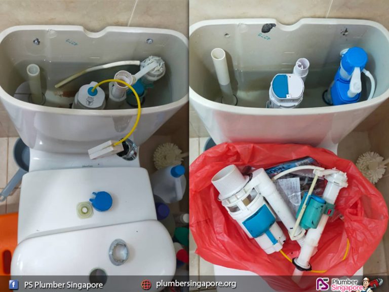 Install flushing system in Scotts Square | PS Plumber Singapore